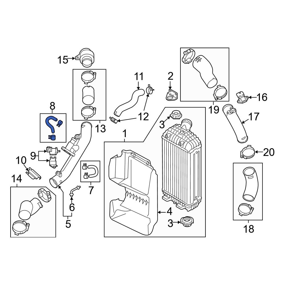 Hyundai OE 282402GTA1 - Turbocharger Oil Line