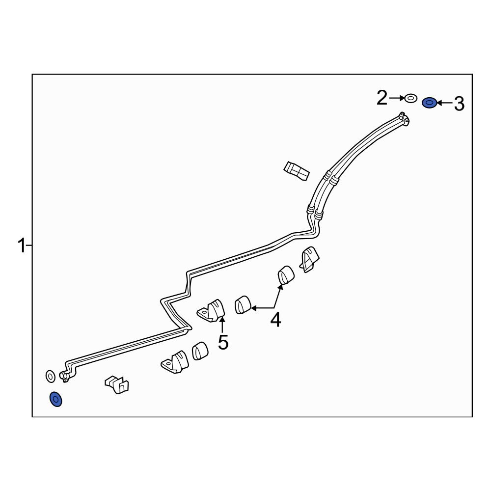 Hyundai OE 9769034310 - A/C Refrigerant Line O-Ring