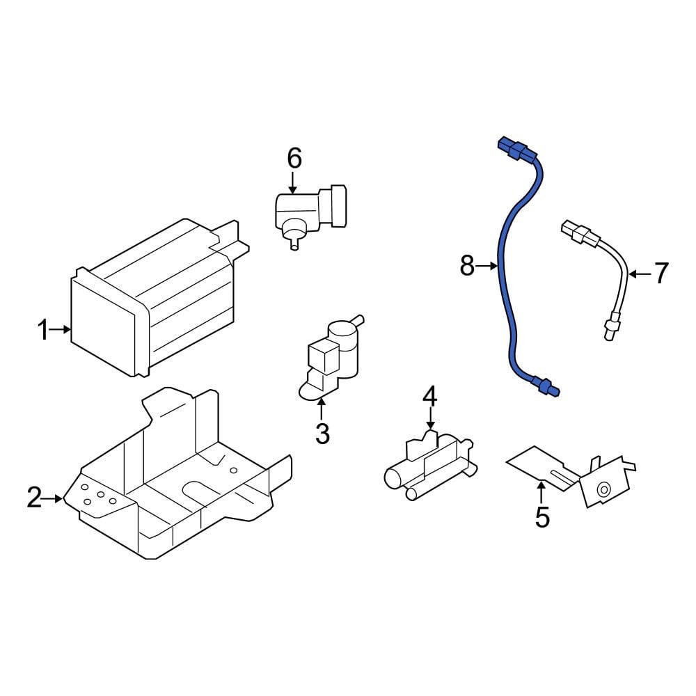 Hyundai OE 392102G850 - Rear Oxygen Sensor