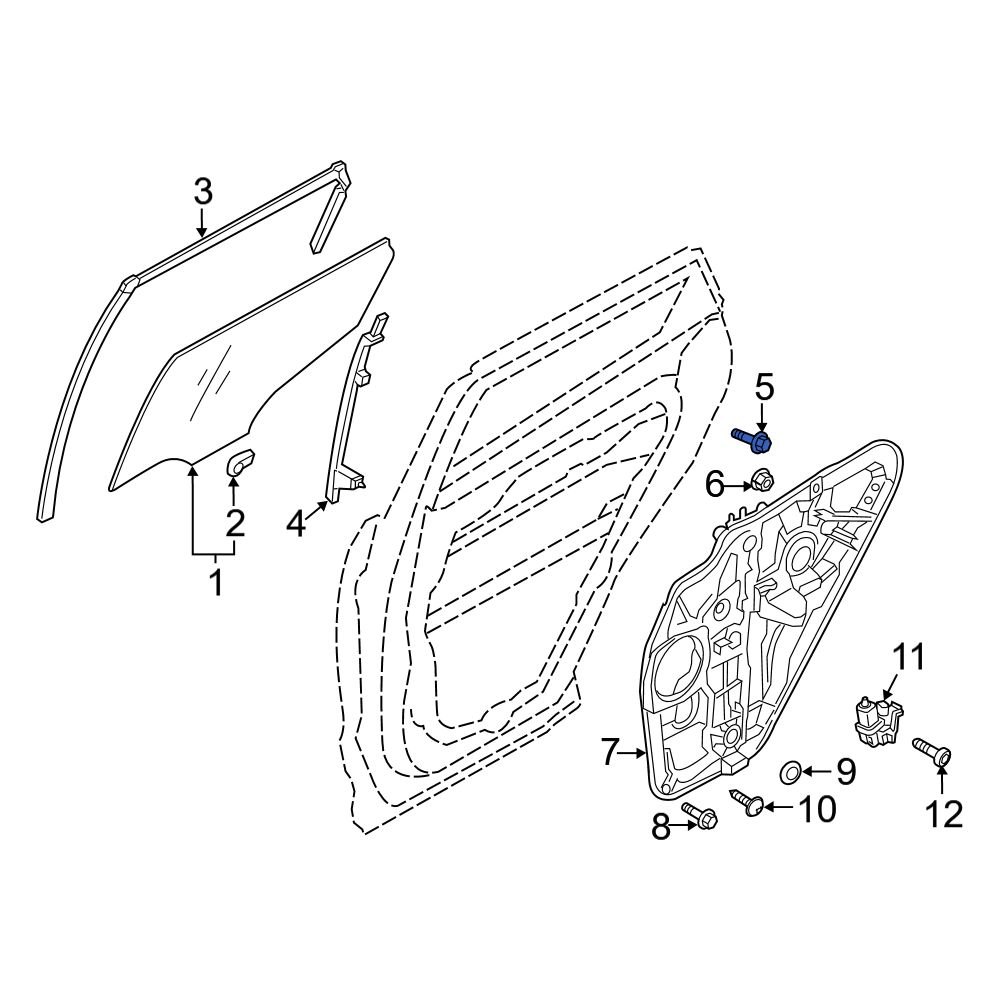 Hyundai OE 1140806121 - Fender Bolt