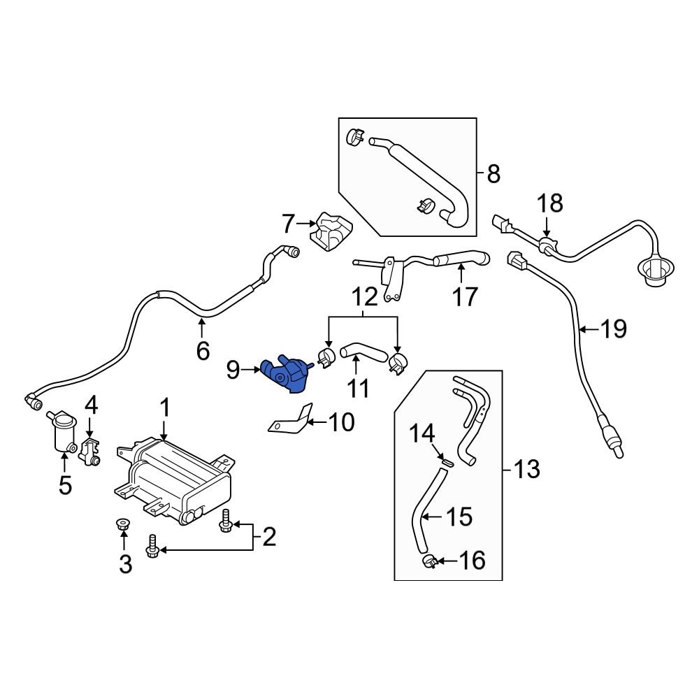 Hyundai OE 31430F3500 - Vapor Canister Purge Solenoid