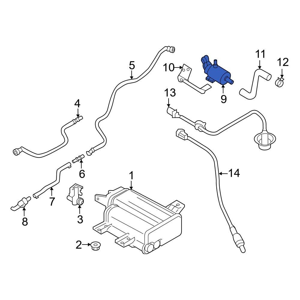 Hyundai OE 289102S000 - Vapor Canister Purge Solenoid