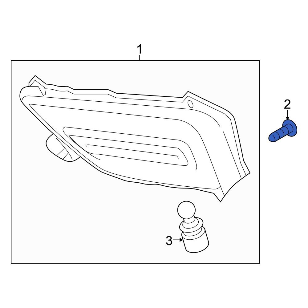Hyundai OE 1249305167E - Bumper Guide Screw