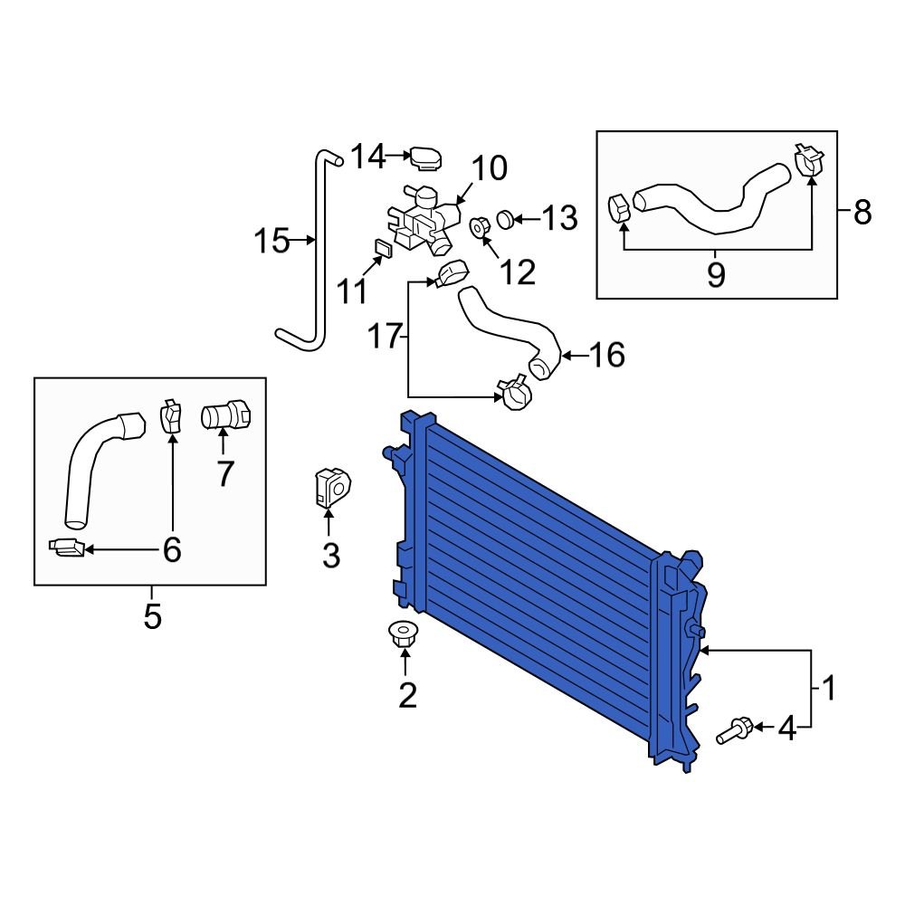Hyundai OE 25310F2000 - Radiator