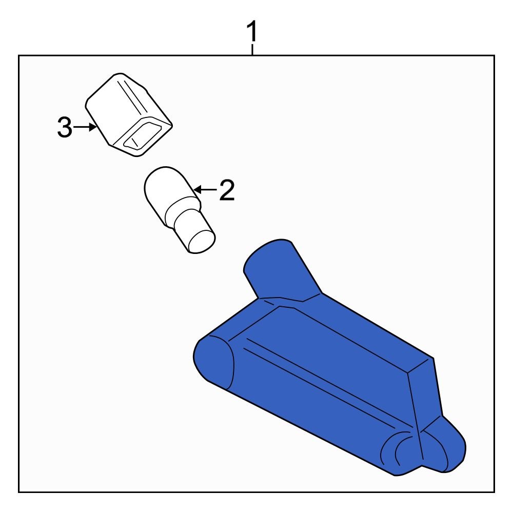 Hyundai OE 92502F6000 - Rear Right License Plate Light Assembly
