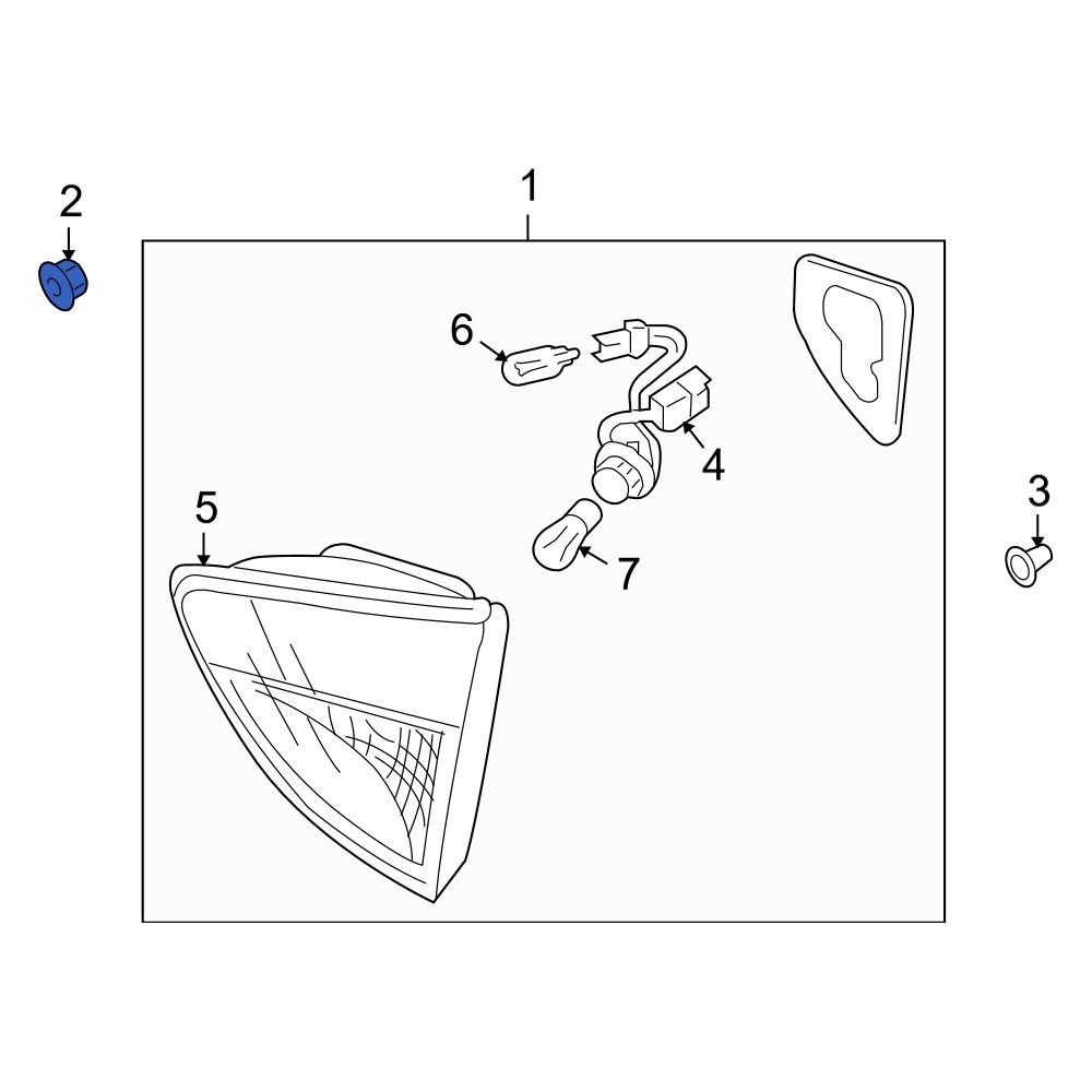 Hyundai OE 873131C000 - Tail Light Nut