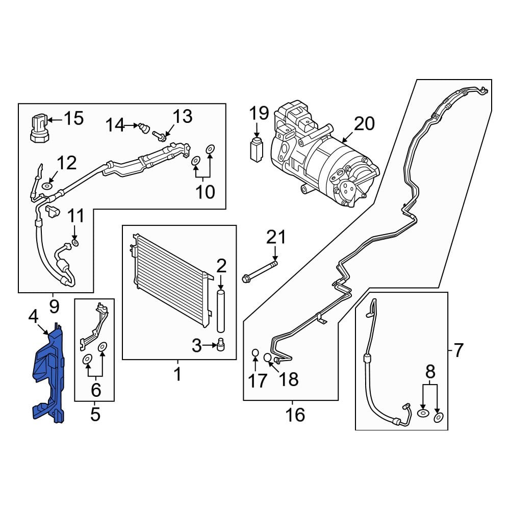 Hyundai OE 29135HB100 - Front Radiator Support Air Deflector