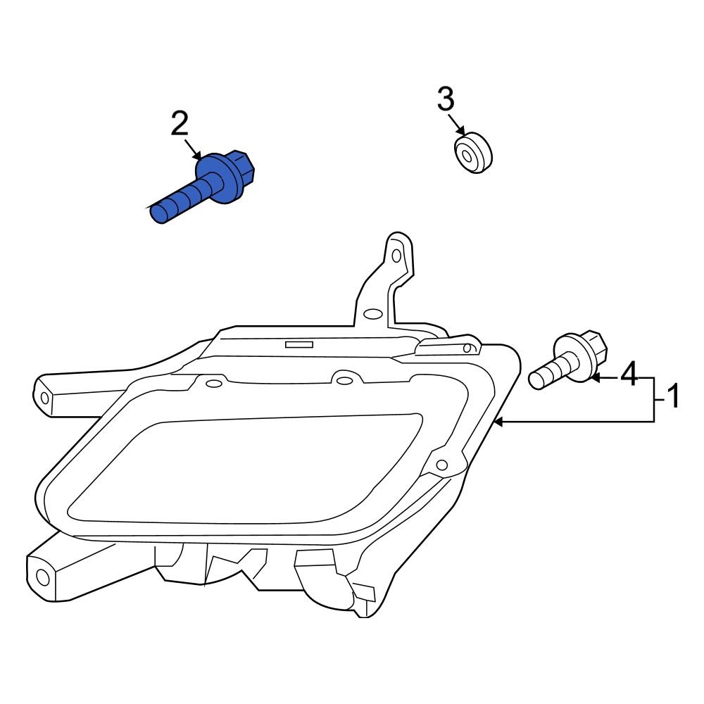 Hyundai OE 1249304167B - Rocker Panel Molding Screw