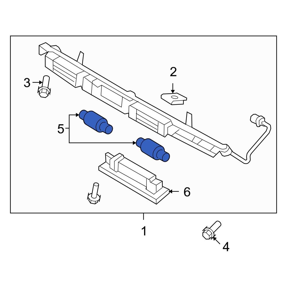 Hyundai OE 1864505009N - License Plate Light Bulb