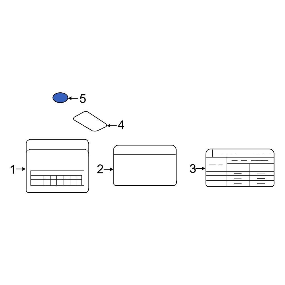 Hyundai OE 25388B1000 - Caution Label