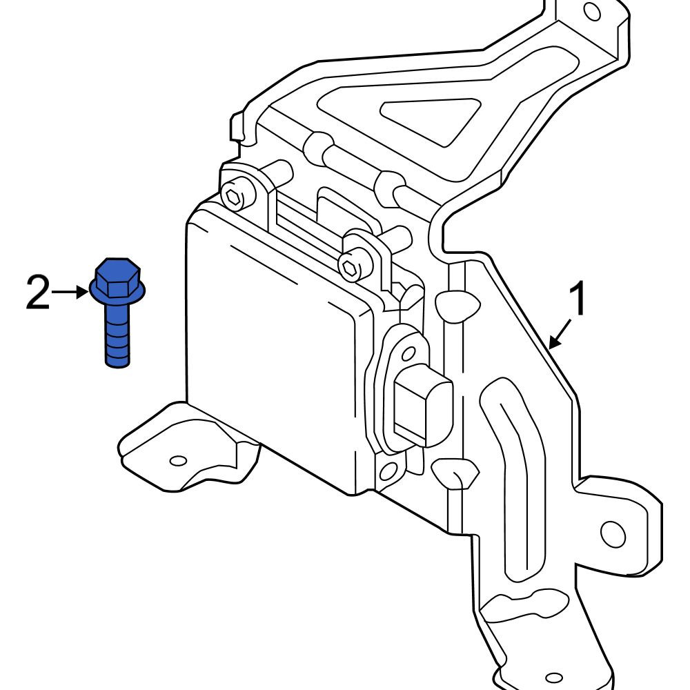 Hyundai OE 1125406256K - Radiator Support Splash Shield Bolt