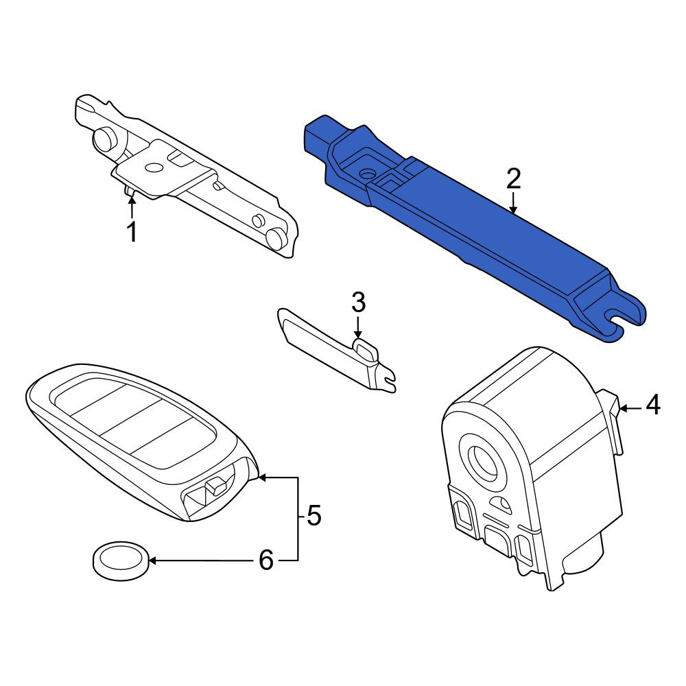 Hyundai OE 95460G8000 - Rear Inner Keyless Entry Antenna