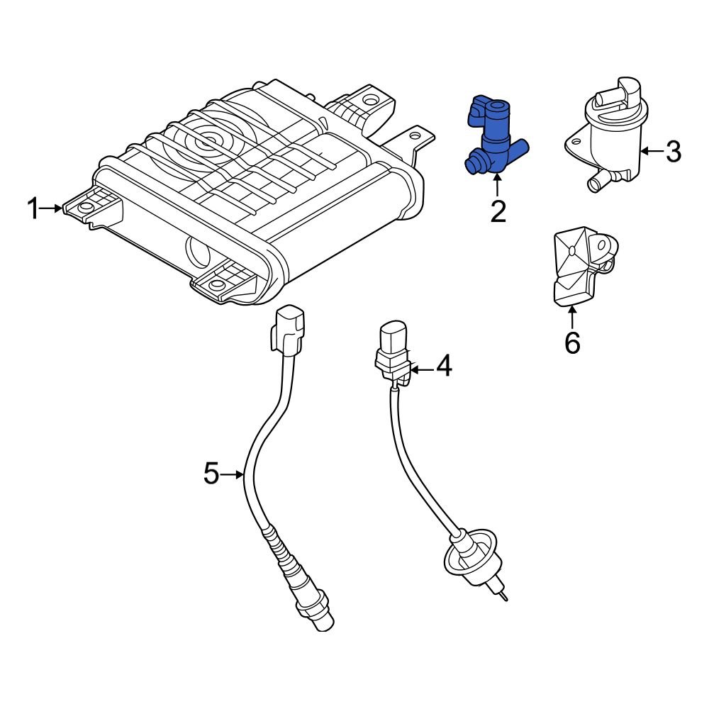 Hyundai OE 289102S000 - Vapor Canister Purge Solenoid