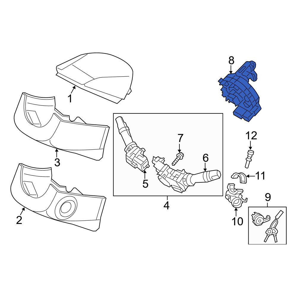 Hyundai OE 934903V110 - Air Bag Clockspring