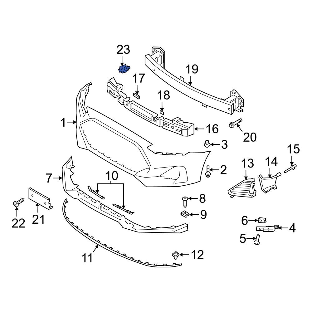 Hyundai OE 969852D700 - Ambient Air Temperature Sensor