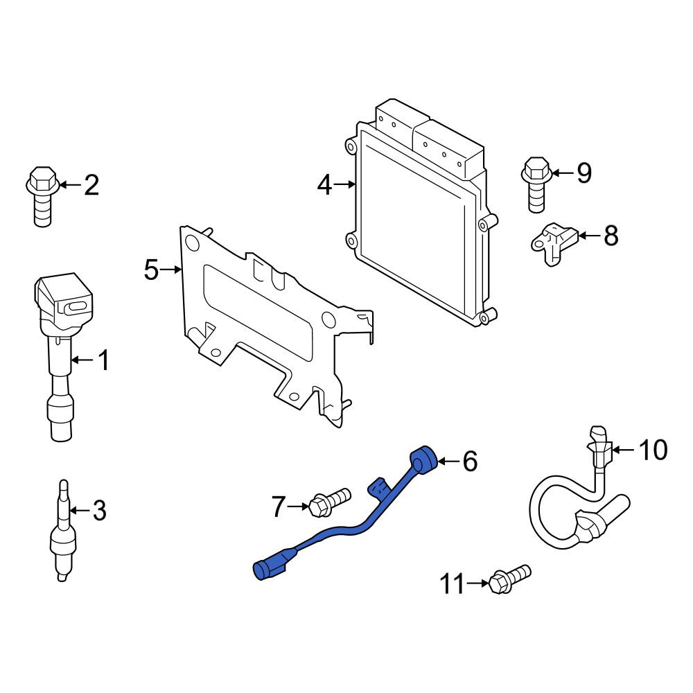 Hyundai OE 392502E000 - Ignition Knock (Detonation) Sensor