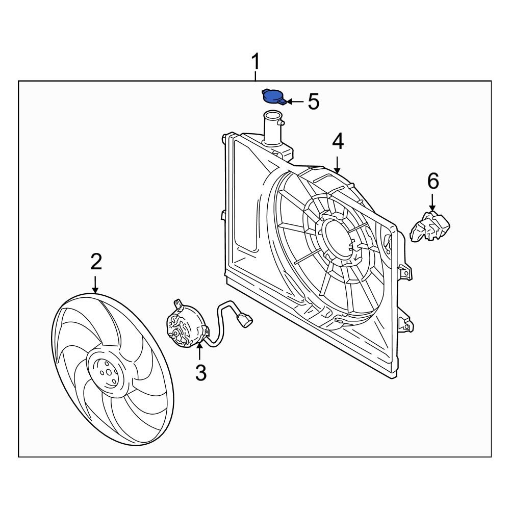 Hyundai OE 25330B1000 - Radiator Cap