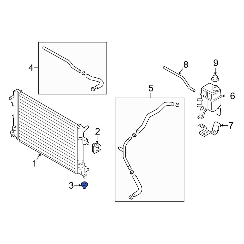 Hyundai OE 25336F2000 - Radiator Insulator