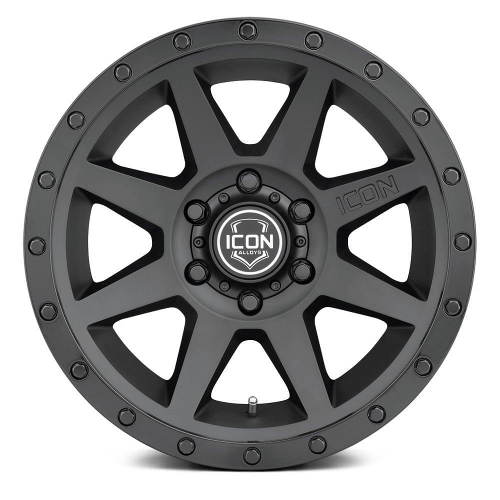ICON ALLOYS® REBOUND Wheels - Double Black Rims