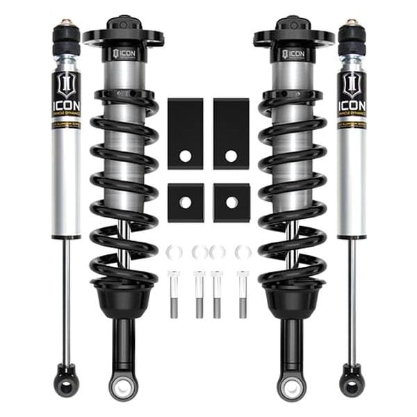 Icon Vehicle Dynamics® K53193 - 1.25"-2.25" Stage 3 Front and Rear ...