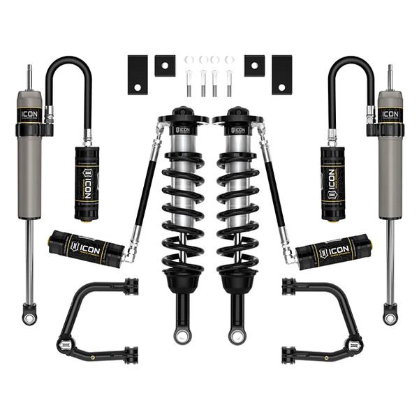 Icon Vehicle Dynamics® K53197T - 2"-3.5" Tubular UCA Stage 7 Front and ...