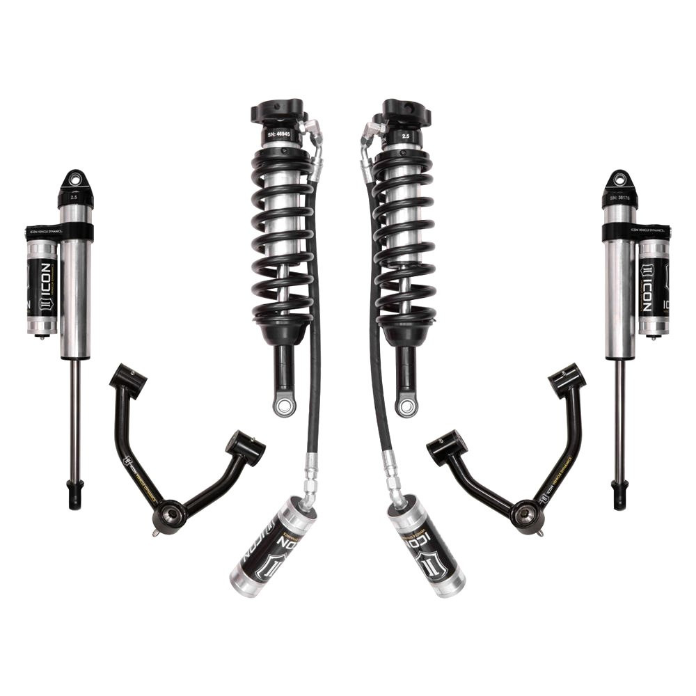 Icon Vehicle Dynamics® K73054 - 1.75"-3" Stage 4 Front and Rear ...