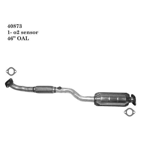iD Select® 40873 - Standard Direct Fit Catalytic Converter and Pipe ...