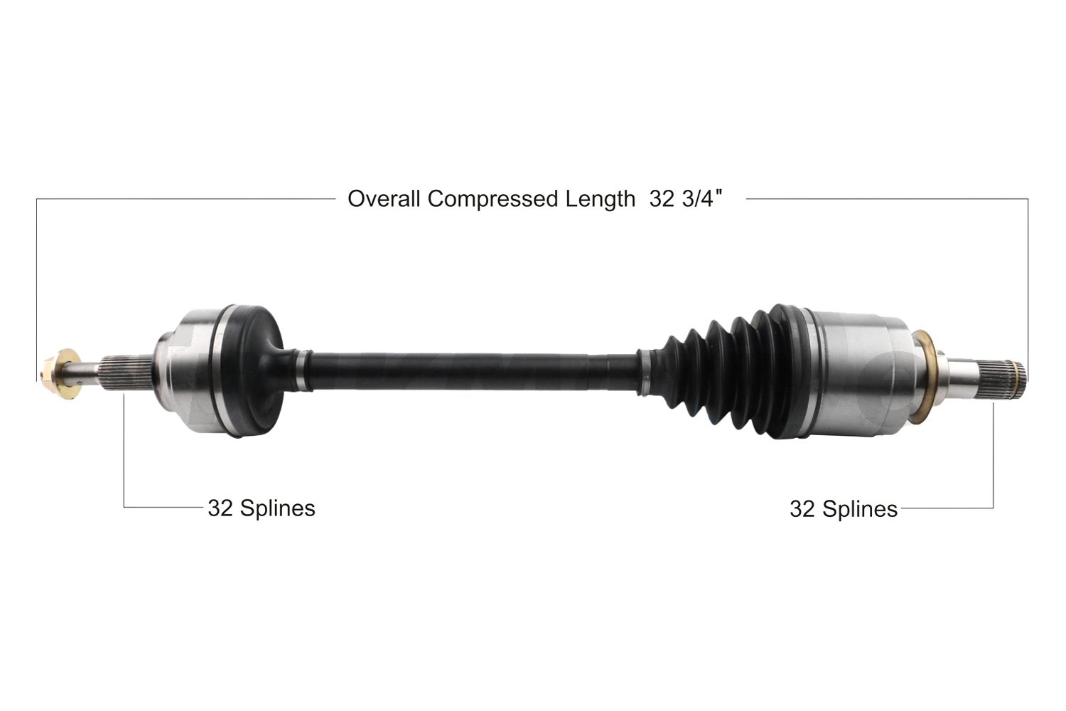 iD Select® CH-8322 - Rear Passenger Side CV Axle Shaft