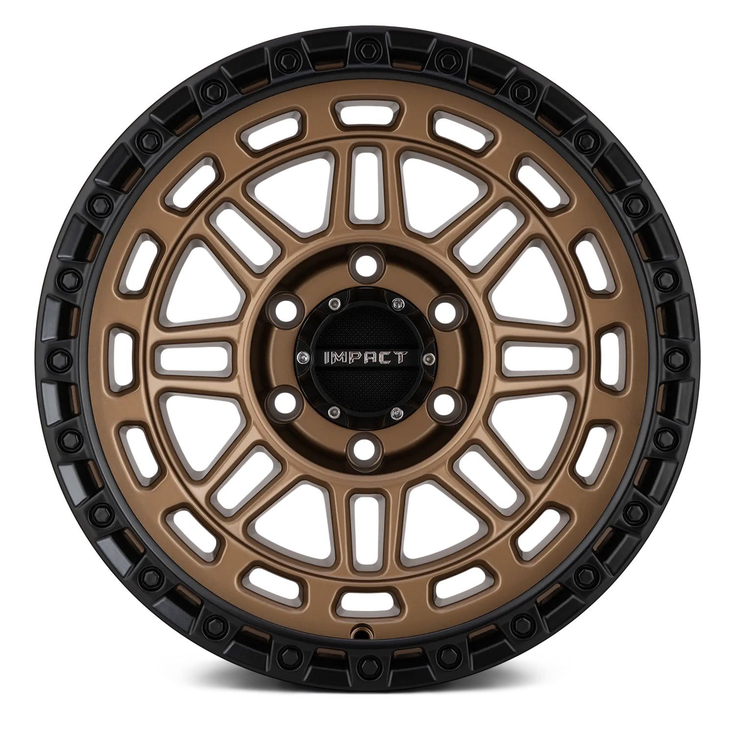 IMPACT OFF-ROAD® 8806 Wheels - Bronze with Black Beadlock Rims - 8806BRZ-79050-12