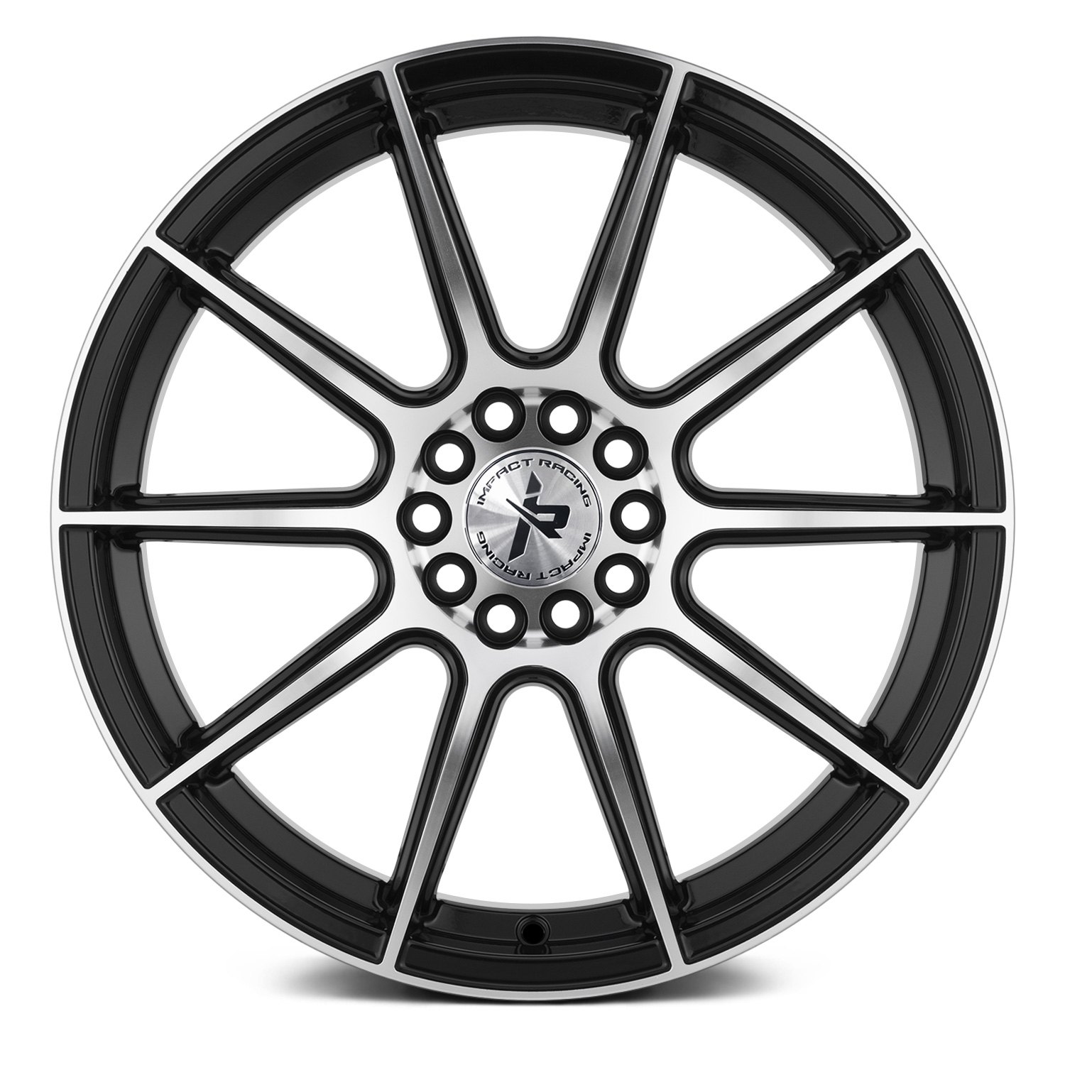 IMPACT RACING® 502 Wheels - Gloss Black with Machined Face Rims