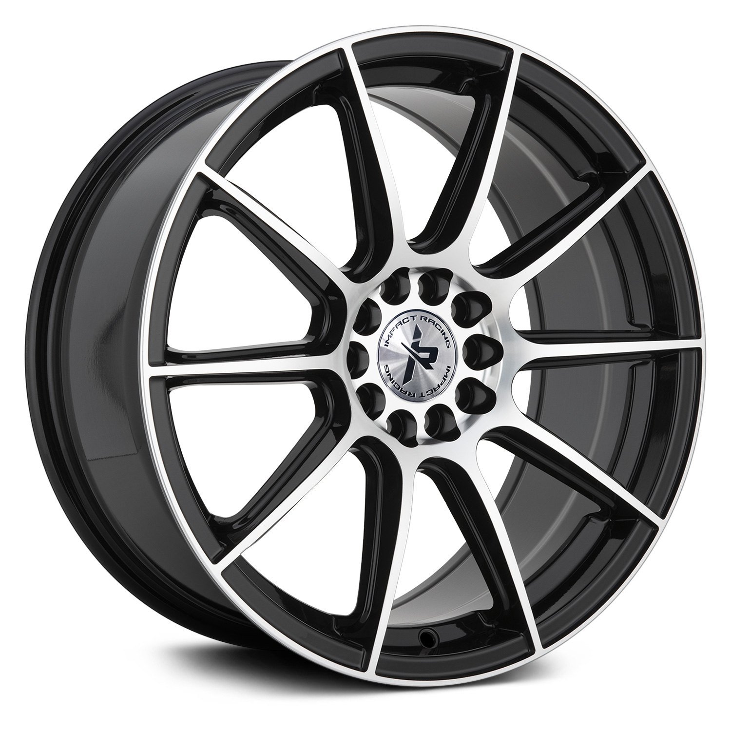 IMPACT RACING® 502 Wheels - Gloss Black with Machined Face Rims