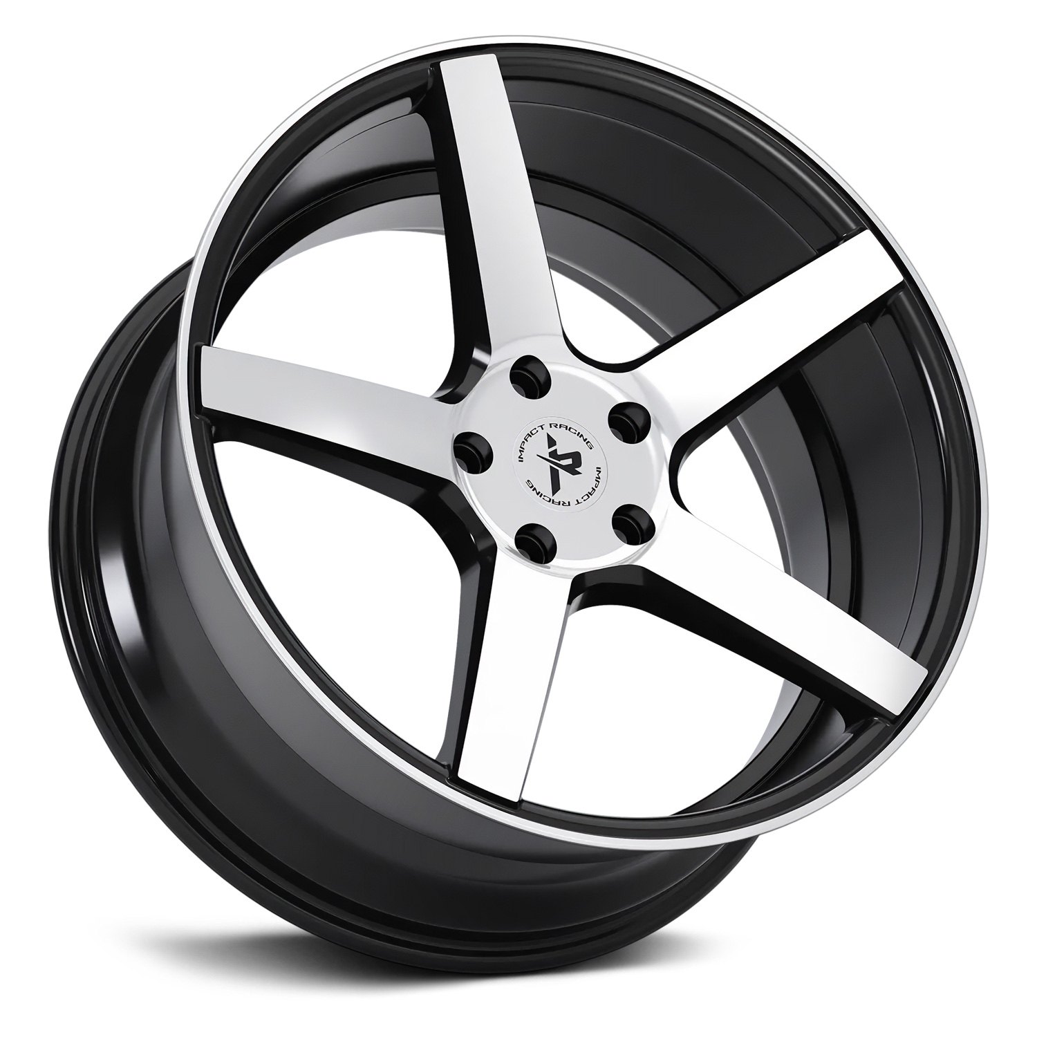 IMPACT RACING® 504 Wheels - Gloss Black with Machined Face Rims