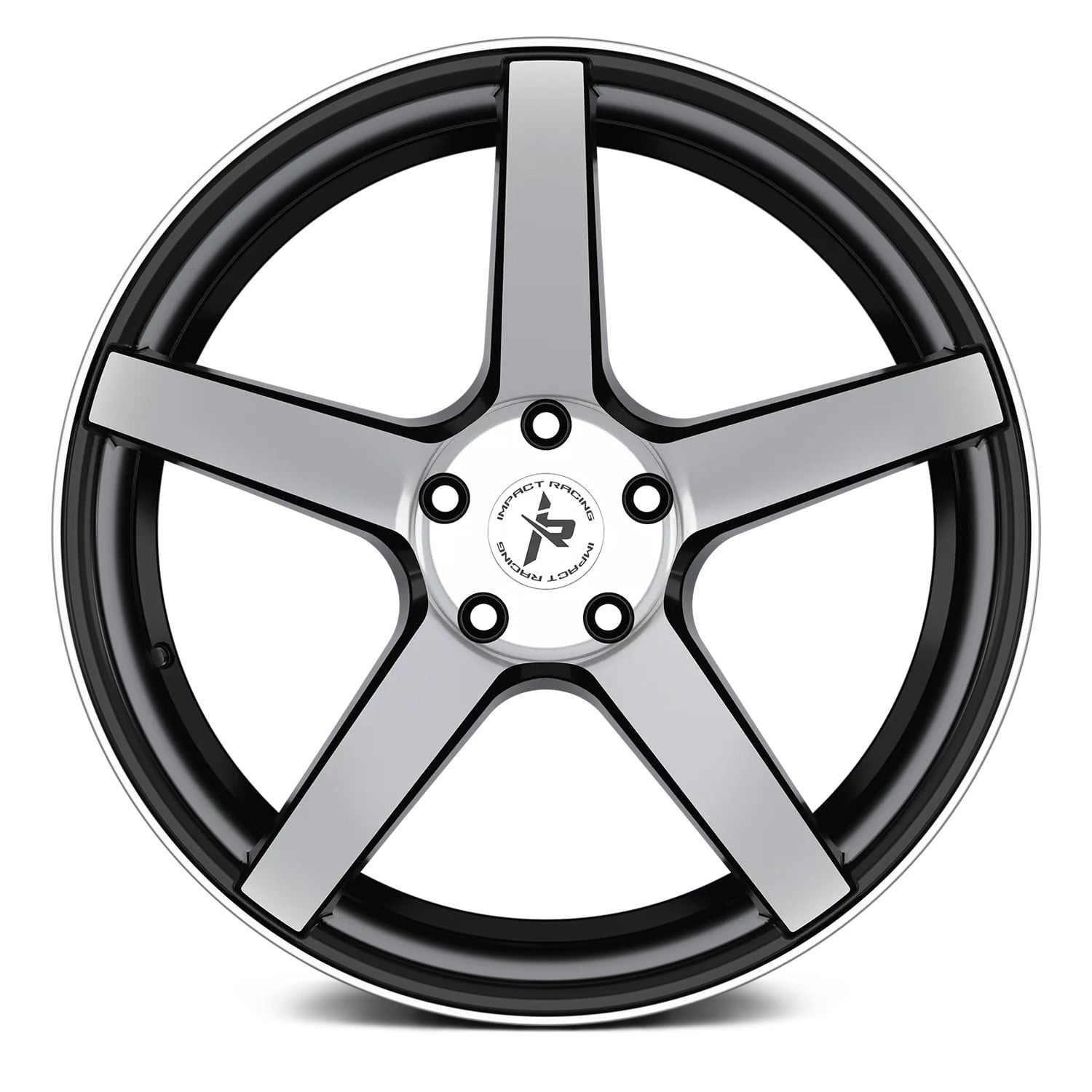 IMPACT RACING® 504 Wheels - Gloss Black with Machined Face Rims
