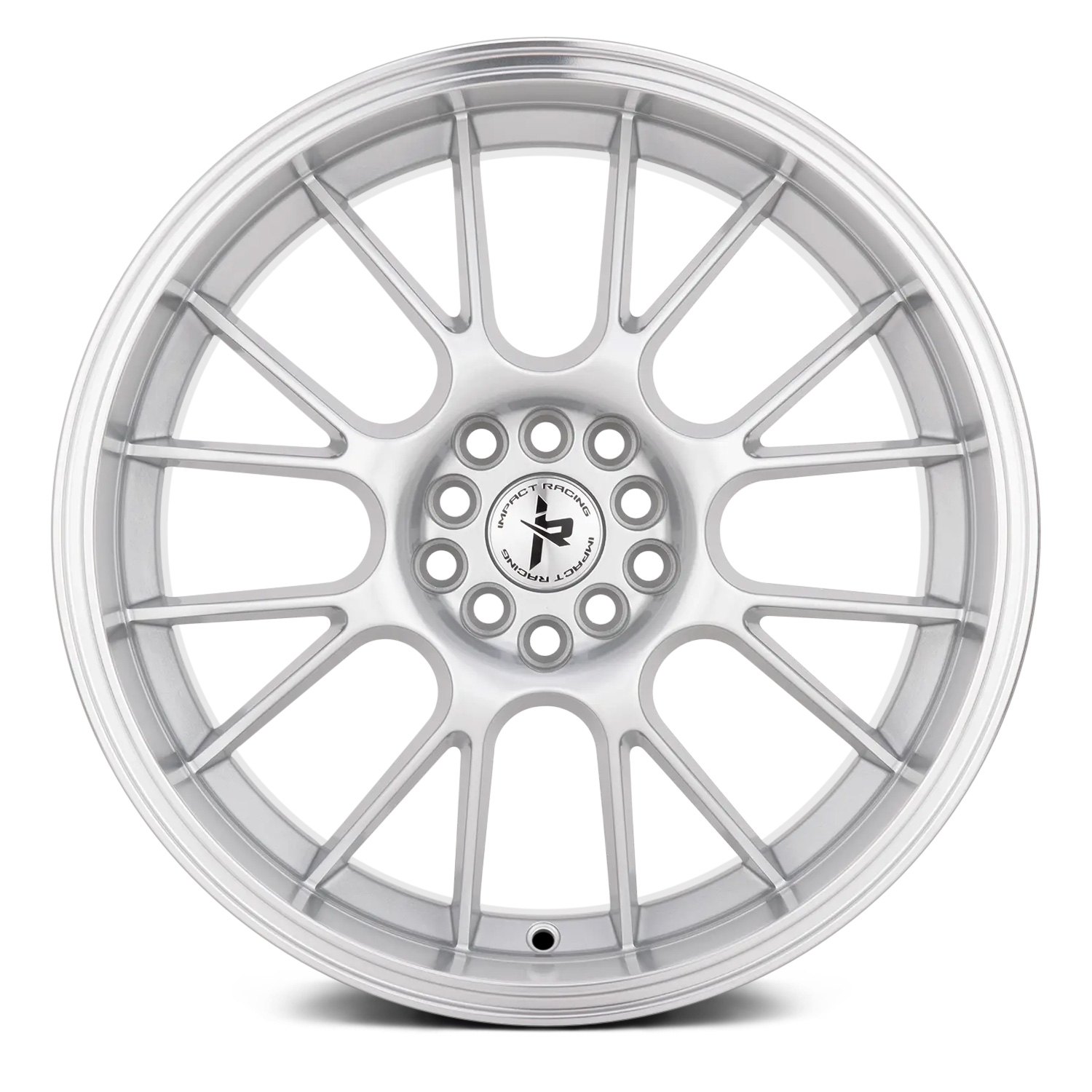 IMPACT RACING® 508 Wheels - Silver with Machined Lip Rims - 508SML-18814+38-100