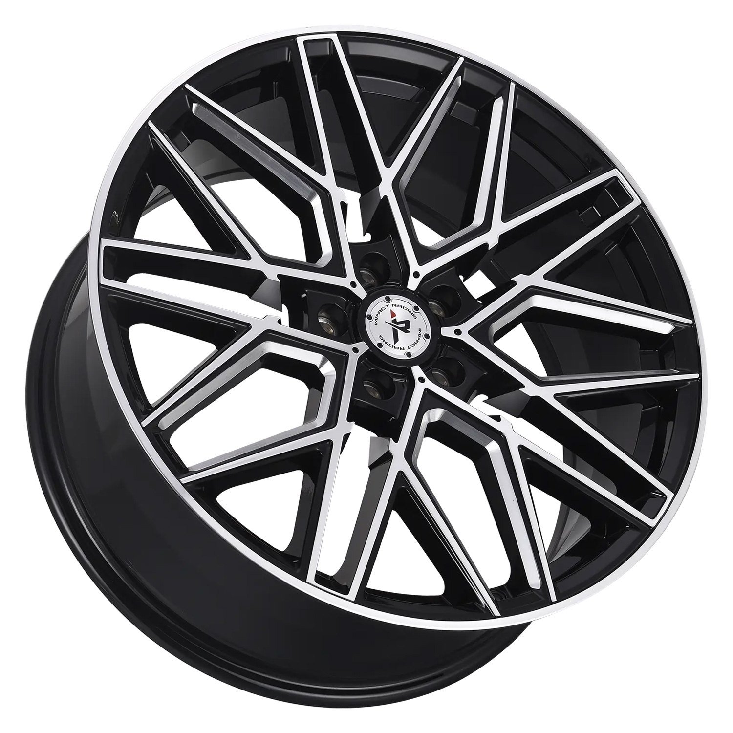 IMPACT RACING® 602 Wheels - Gloss Black with Machined Face Rims