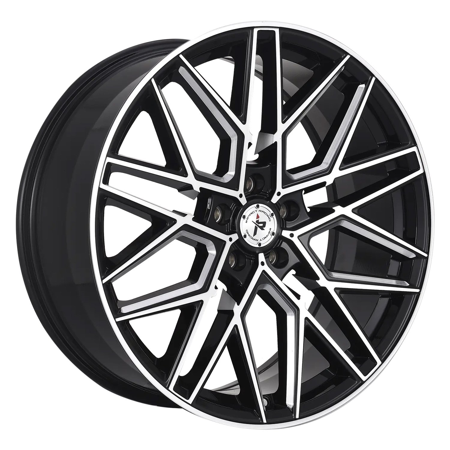 IMPACT RACING® 602 Wheels - Gloss Black with Machined Face Rims