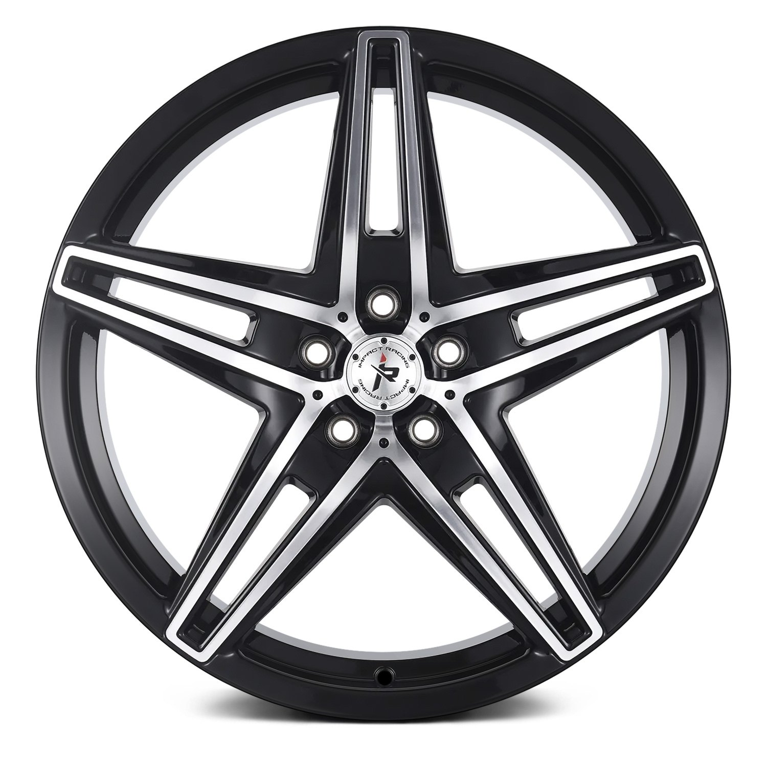 IMPACT RACING® 604 Wheels - Gloss Black with Machined Face Rims