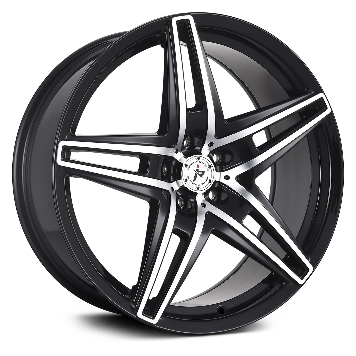 IMPACT RACING® 604 Wheels - Gloss Black with Machined Face Rims ...