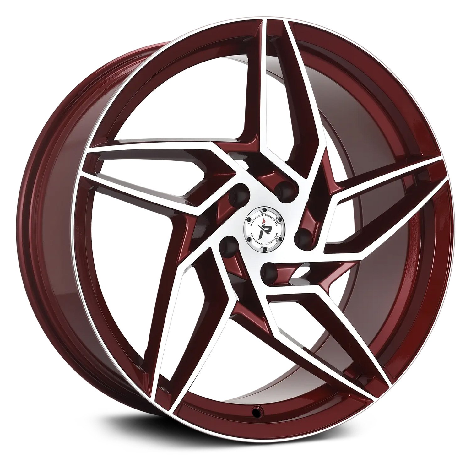 IMPACT RACING® 605 Wheels - Red with Machined Face Rims