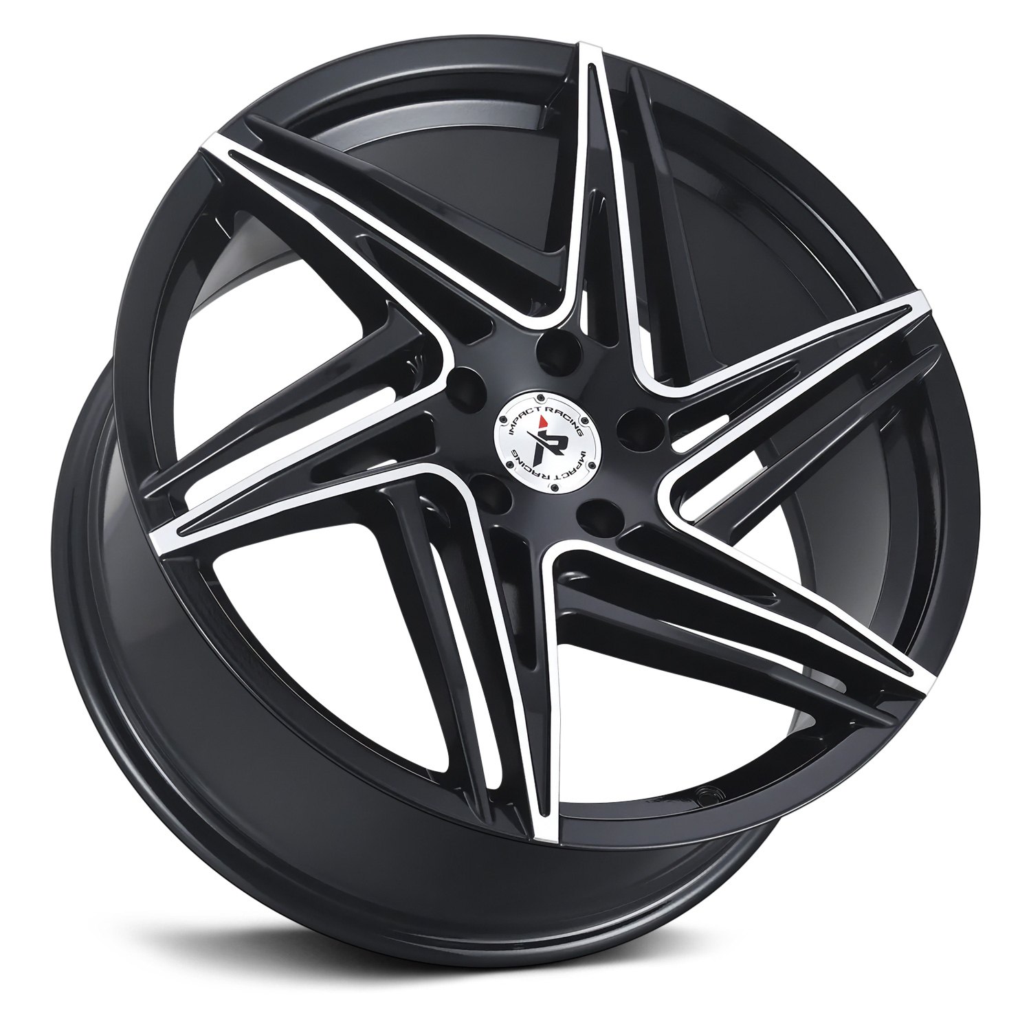 IMPACT RACING® 606 Wheels - Gloss Black with Machined Face Rims