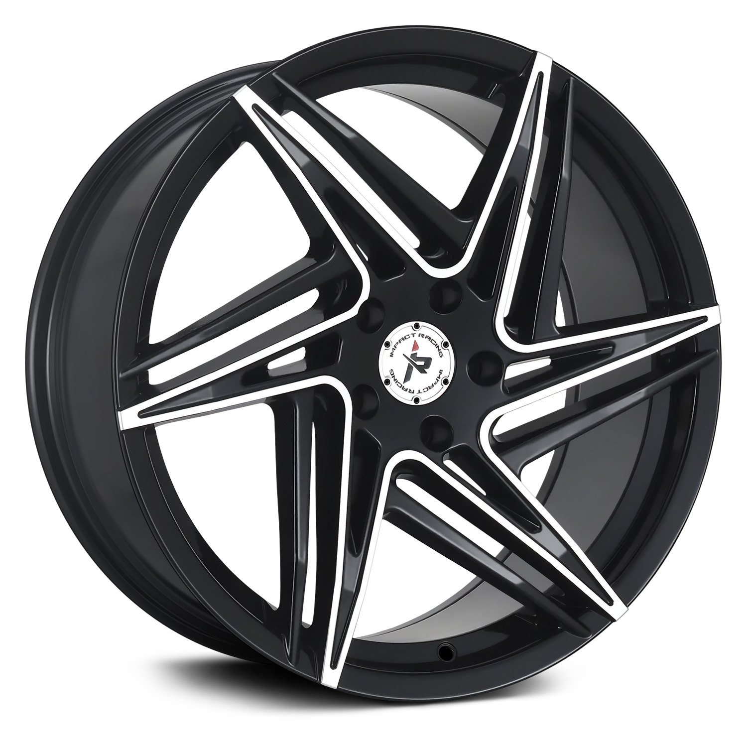 IMPACT RACING® 606 Wheels - Gloss Black with Machined Face Rims