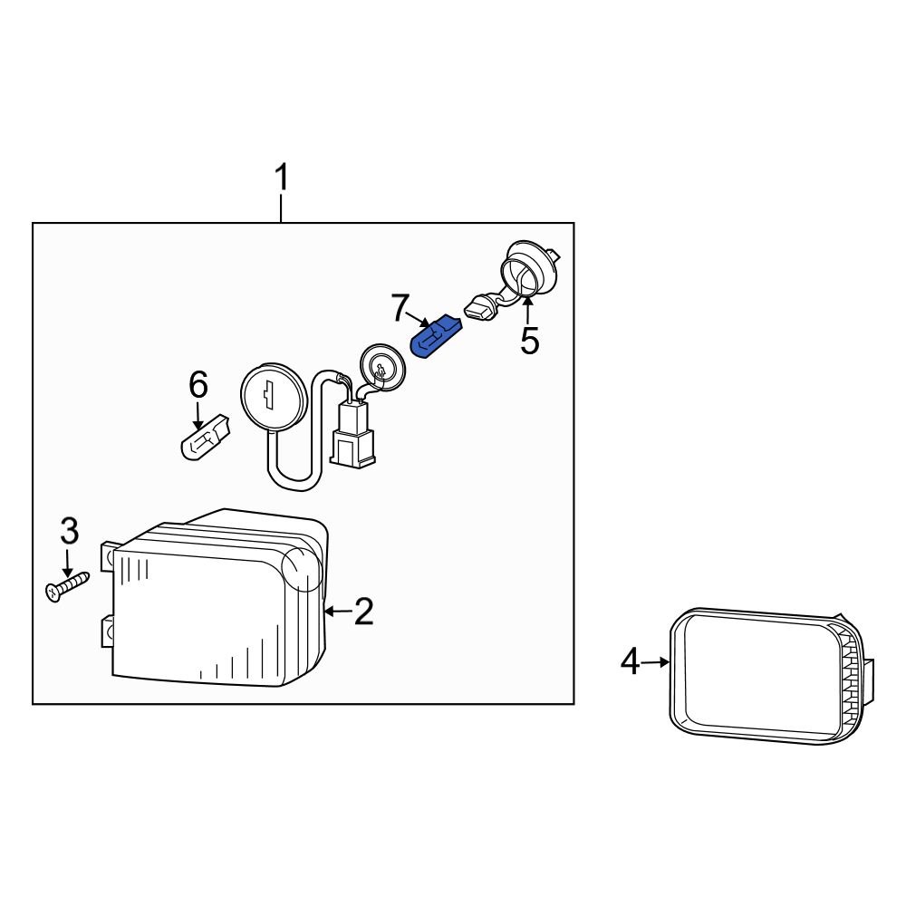 Infiniti OE 2626189949 - Outer Tail Light Bulb