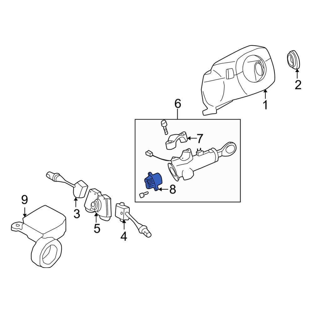 Infiniti OE 487500M010 - Ignition Switch