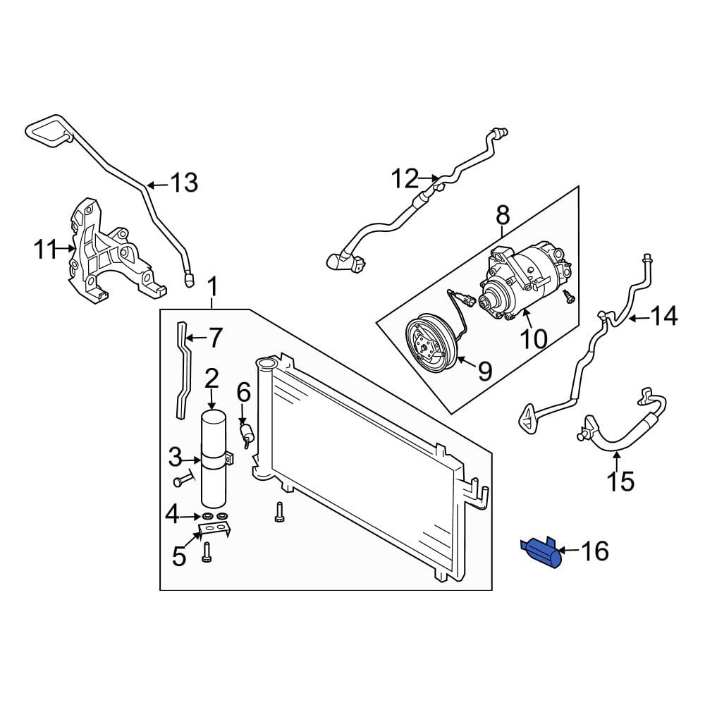Infiniti OE 277223VA0A - Ambient Air Temperature Sensor