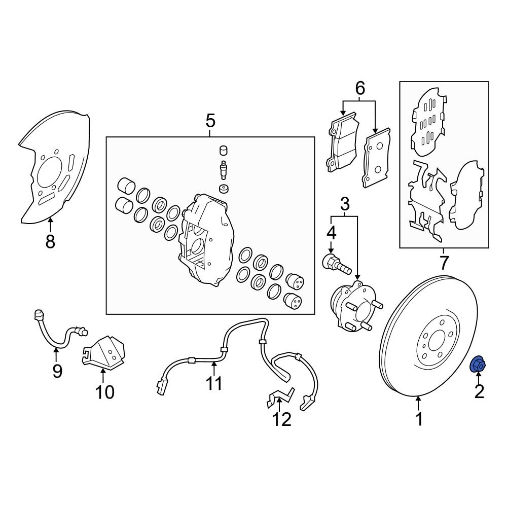 Infiniti OE 402624GA0D - CV Intermediate Shaft Nut