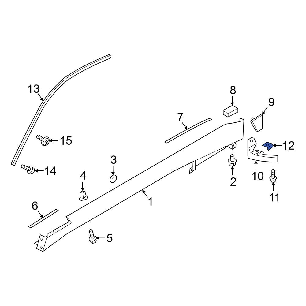 Infiniti OE 0124101011 - Fog Light Nut