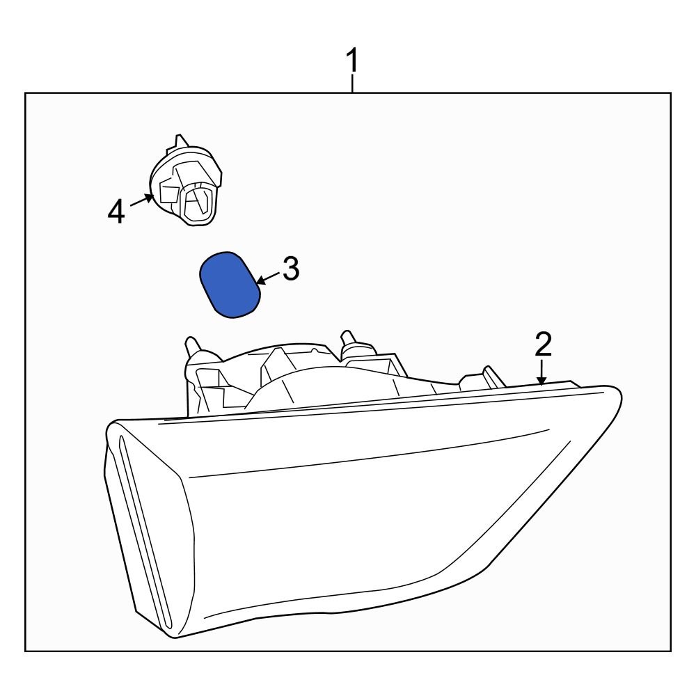 Infiniti OE 2626189949 - Outer Tail Light Bulb