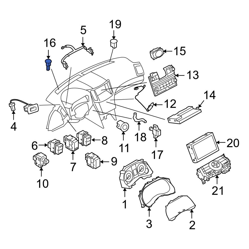 Infiniti OE 277213AA0A - Sun Load Temperature Sensor