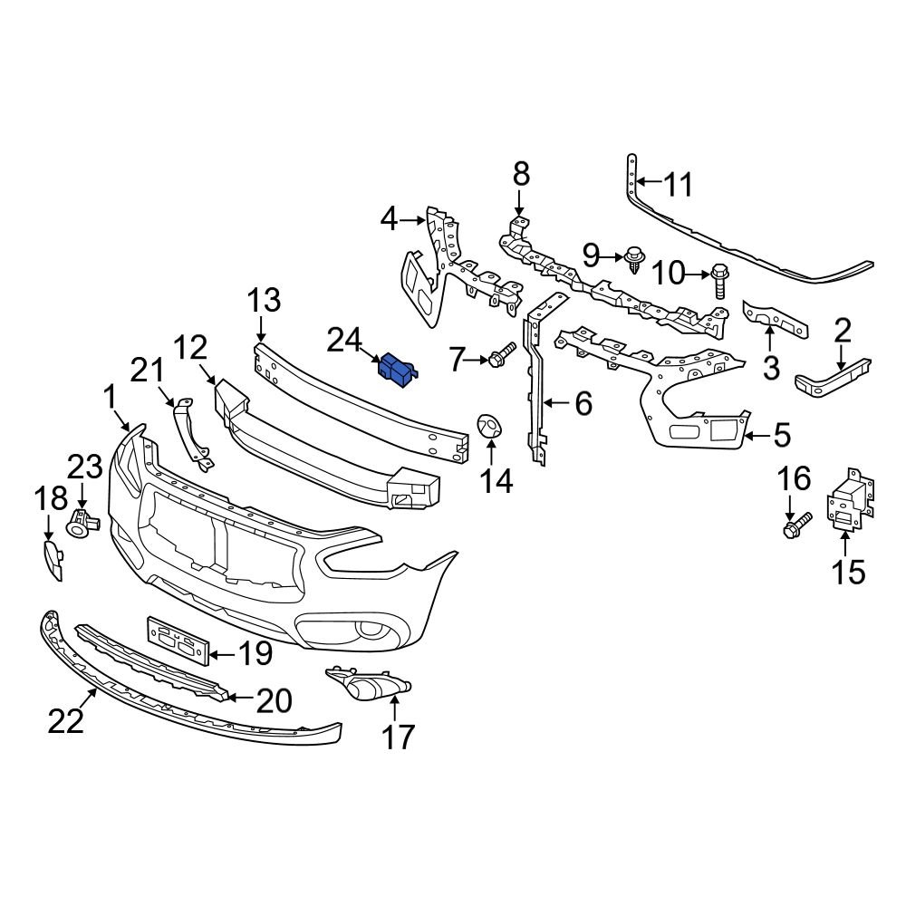 Infiniti OE 277223VA0A - Ambient Air Temperature Sensor