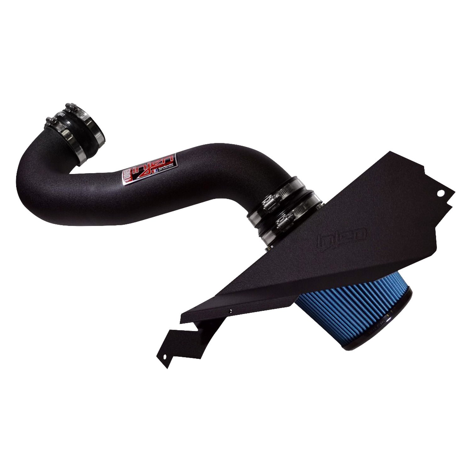 Injen® PF5022WB - PF Series Power-Flow Wrinkle Black Cold Air Intake ...